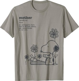 Peanuts Snoopy - Definition von Mutter T-Shirt