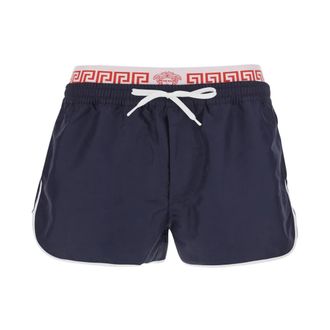 Versace Badeshorts mit doppeltem Bund - - Swimwear - Herren - Blau - 2XL