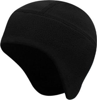 Generic Chapeau de Ski, Couvre-Chef doubl&eacute; en avec Cache-Oreilles | Doublure de Casque dhiver pour Homme et Femme, Coureur, Cycliste, Moto, Camping, Snowboard