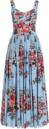 Dolce & Gabbana Maxi Robe - Bleu Clair