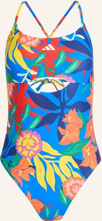 adidas Badeanzug Mexicana Florals blau