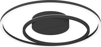 Eglo connect.z Smart Home LED Deckenleuchte Calagrano-Z, ZigBee, App und Sprachsteuerung Alexa, warmwei&szlig;-kaltwei&szlig;, RGB Backlight, dimmbare Metall Deckenlam