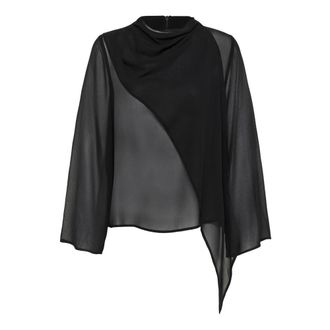 Kaffe Blusen & Hemden - - Blouses & Shirts - Damen - Schwarzk - S