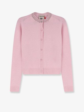 Semicouture Hennie wool and cashmere cardigan with rhinestone detail - SEMICOUTURE - gender_Woman