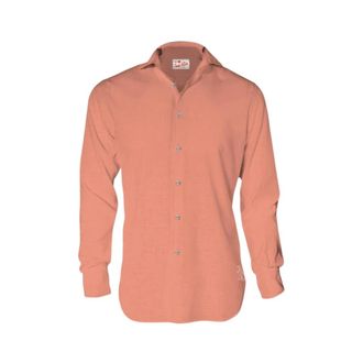 Saint Barth Homme, Chemises, Rose, Taille: L Pamplona Linen Shirt