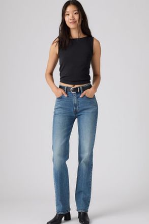 Levi's Jean Ribcage Slim - Femme - D&eacute;lavage Moyen / Sweet Noon - 23X29