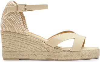 Castaner Femme, Chaussures, Beige, Taille: 40 EU Bruna Wedge Sandal
