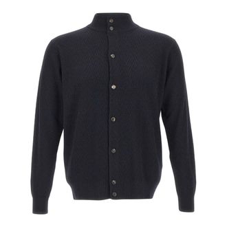 FILIPPO DE LAURENTIIS Cardigan Boutonn&eacute;e - Homme - Pulls - Bleu - Taille: 2XL