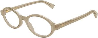 Bottega Veneta Femme, Accessoires, Brun, Taille: 50 MM Panthos Eyeglasses
