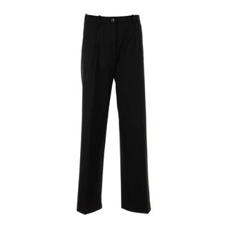Nine In The Morning Femme, Pantalons, Noir, Taille: W30 Pantalon Noir Straight avec Pences