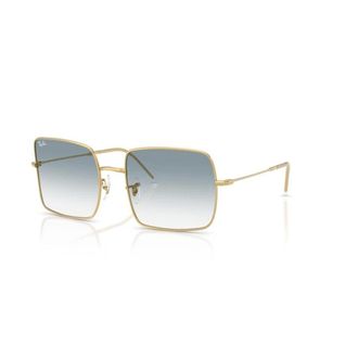 Ray-Ban Femme, Accessoires, Jaune, Taille: 54 MM Square Reverse Lunettes de soleil