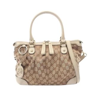 Gucci Pre-owned Vintage Canvas Handbag - - Pre-owned - Damen - Beige - ONE SIZE