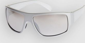Dot Dash Orbit Shiny Silver Sonnenbrille flash silver