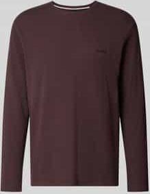 HUGO BOSS Regular Fit Langarmshirt aus Baumwoll-Mix