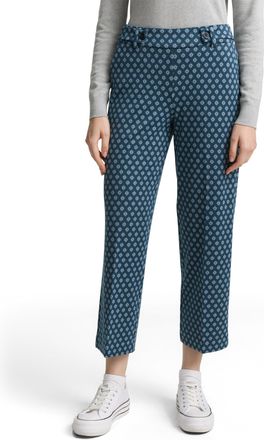 Tom Tailor Damen 1047658 Hose, 38746-Geometric Minimal, 42W / 28L