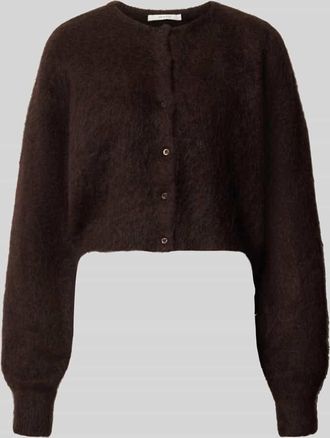 Gestuz Cropped Strickjacke aus Mohair-Mix Modell debbie