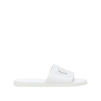 Dolce & Gabbana Mode Slides Sandalen Schwarz - - Shoes - Herren - Wei&szlig; - 40 EU