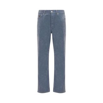 Moschino Homme, Jeans, Bleu, Taille: 3XL Pantalon en denim floqu&eacute;
