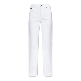 Dolce & Gabbana Femme, Jeans, Blanc, Taille: 36 FR Jean droit