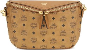 MCM Mcm, Femme, Sacs, Brun, Taille: ONE Size Diamant 3D Logo Messenger Bag