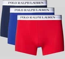 Ralph Lauren Trunks mit elastischem Logo-Bund im 3er-Pack