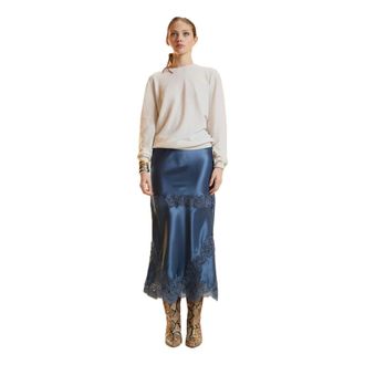 Cynthia Rowley Damen, R&ouml;cke, Blau, LGr&ouml;&szlig;e