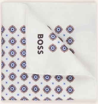 HUGO BOSS Einstecktuch weiss