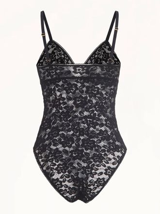 Wolford Bodies Ohne Cups Bold Lace Bodysuit schwarz