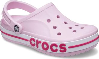 Crocs Bayaband Clogs f&uuml;r Damen und Herren mit Fersenriemen f&uuml;r sicheren Halt 37-38 EU Ballerina Pink / Candy Pink