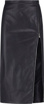 Gucci Midi Lammlederrock