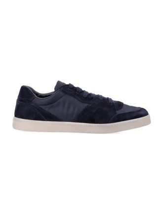 Prada Low-Top Sneaker - Suede And Re-Nylon Sneakers With Rubber Cupsole - Gr. 11 - in Schwarz - f&uuml;r Damen