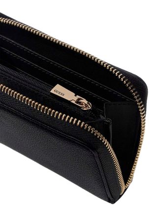 Guess Womens Wallet Black Polyurethane Bags