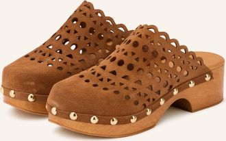 &Egrave; Mia &Egrave; Mia Clogs Mit Nieten braun