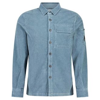 C.P. Company Stilvolles Cordhemd - - Shirts - Herren - Blau - XL