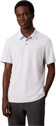 Calvin Klein Homme, Tops, Bleu, Taille: XS Polo Supima avec broderie poitrine
