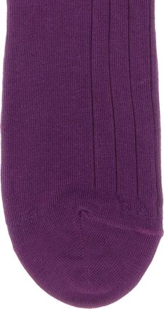 Gallo Stretch Cotton Blend Socks - Purple