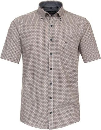 Casamoda Casual-Fit Freizeithemd mit kurzen &Auml;rmeln - - Shirts - Herren - Grau - L