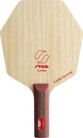 STIGA Sports Clipper Cybershape - Offensives 7-Layer Tischtennisholz - Höchstgeschwindigkeit mit Präzision - Gerader Griff