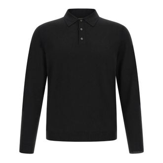 Zanone Homme, Tops, Noir, Taille: XL Polo Chemises