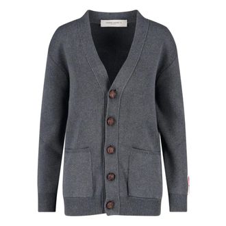 Golden Goose Femme, Pulls, Gris, Taille: 40 FR V-neck Cardigan