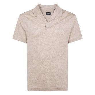 Ermenegildo Zegna Homme, Tops, Beige, Taille: M Polo Punto