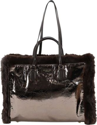 My Best Bags Firenze Femme, Sacs, Brun, Taille: ONE Size Sac fourre-tout en cuir
