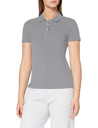 Clique Classic Womens Marion, Polo Femme, Gris (Gris mélangé) - 40 EU (Taille fabricant:Large)