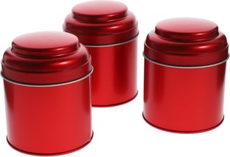 BESPORTBLE 3 St&uuml;ck Aromatherapie Duftkerzen dose Rosegold Tee Metalldose Luftdicht mit Deckel Aromatischer Tee Beh&auml;lter und Snacks K&uuml;che Aufbewahrung