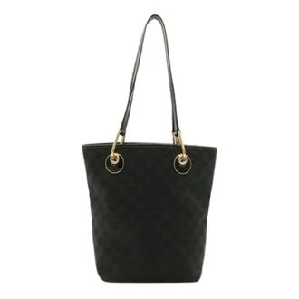 Gucci Sac cabas 2-en-1 en toile et cuir verni GG Pre-owned - Femme - Pre-owned - Noir - Taille: ONE Size