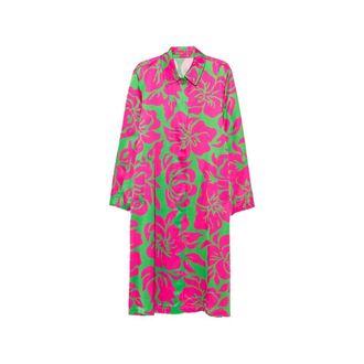Dries Van Noten Einreihiger Mantel - - Coats - Damen - Mehrfarbig - M