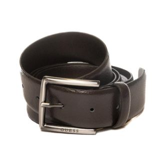 Guess Ceinture en cuir v&eacute;ritable - Homme - Accessoires - Brun - Taille: M