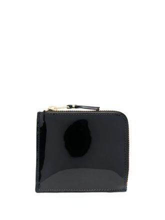 Comme Des Garçons Gepunktetes Portemonnaie - Schwarz