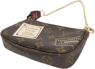 Louis Vuitton Mini Pochette Accessoires Pre-owned - Femme - Pre-owned - Brun - Taille: ONE Size