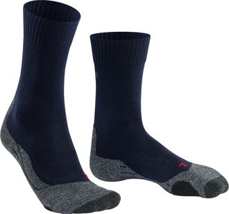 Falke Herren Socken blau Merinowolle unifarben